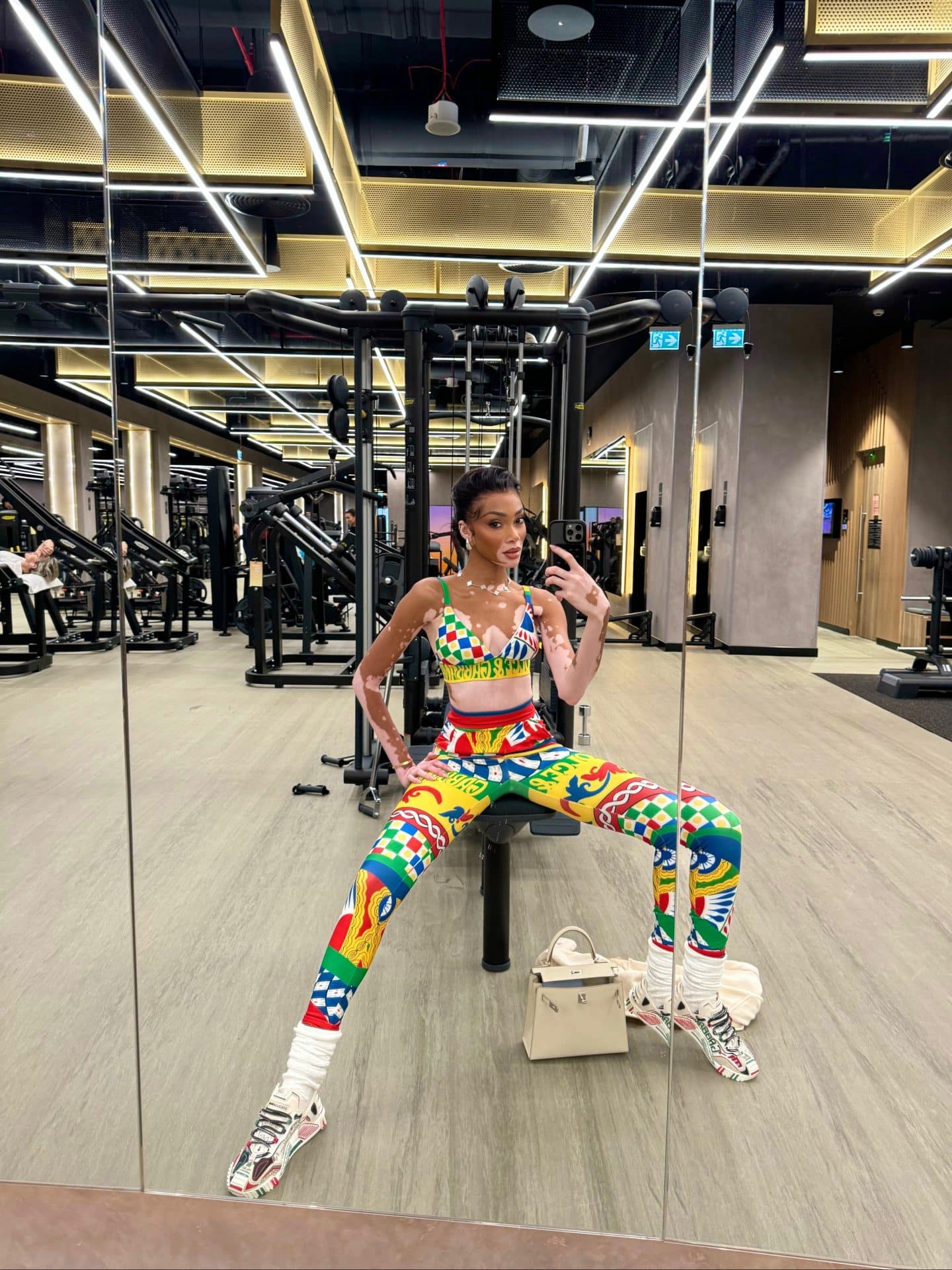 Winnie Harlow Dubai: Supermodel spotted at popular DXB gym