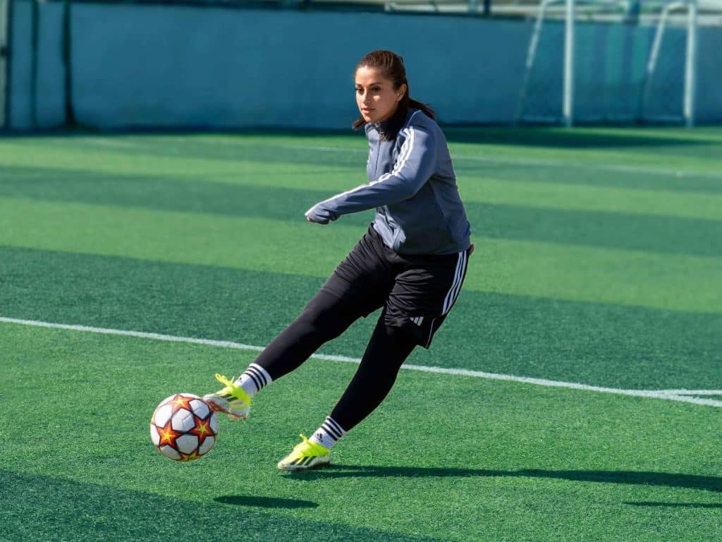 Farah Jefry adidas: how the young Saudi footballer deals with pressure