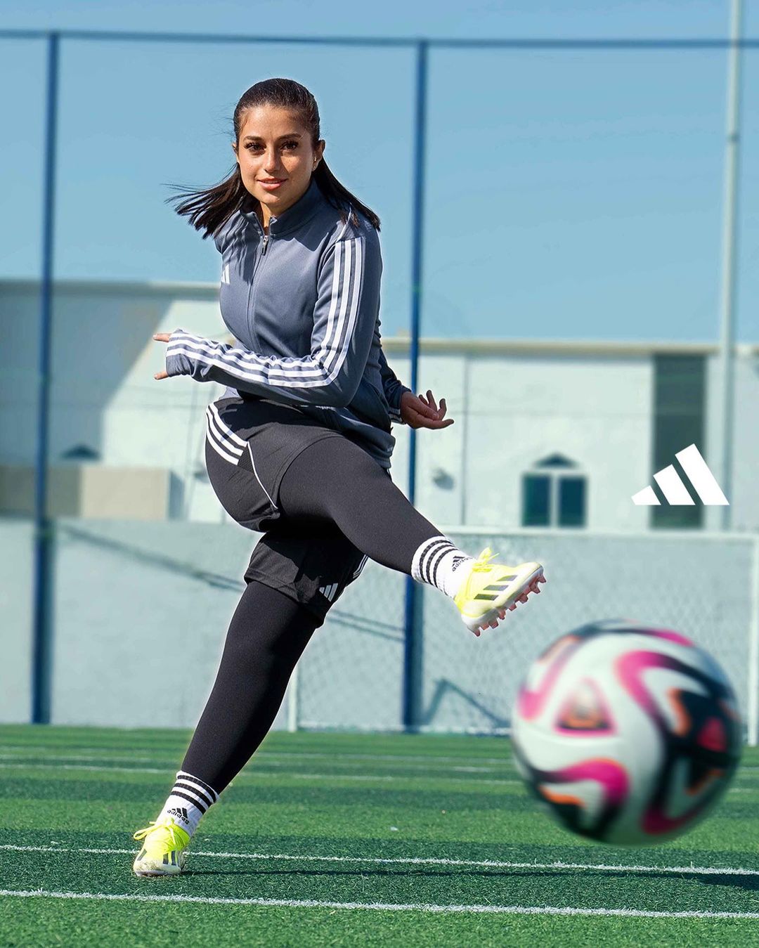 Farah Jefry adidas: how the young Saudi footballer deals with pressure