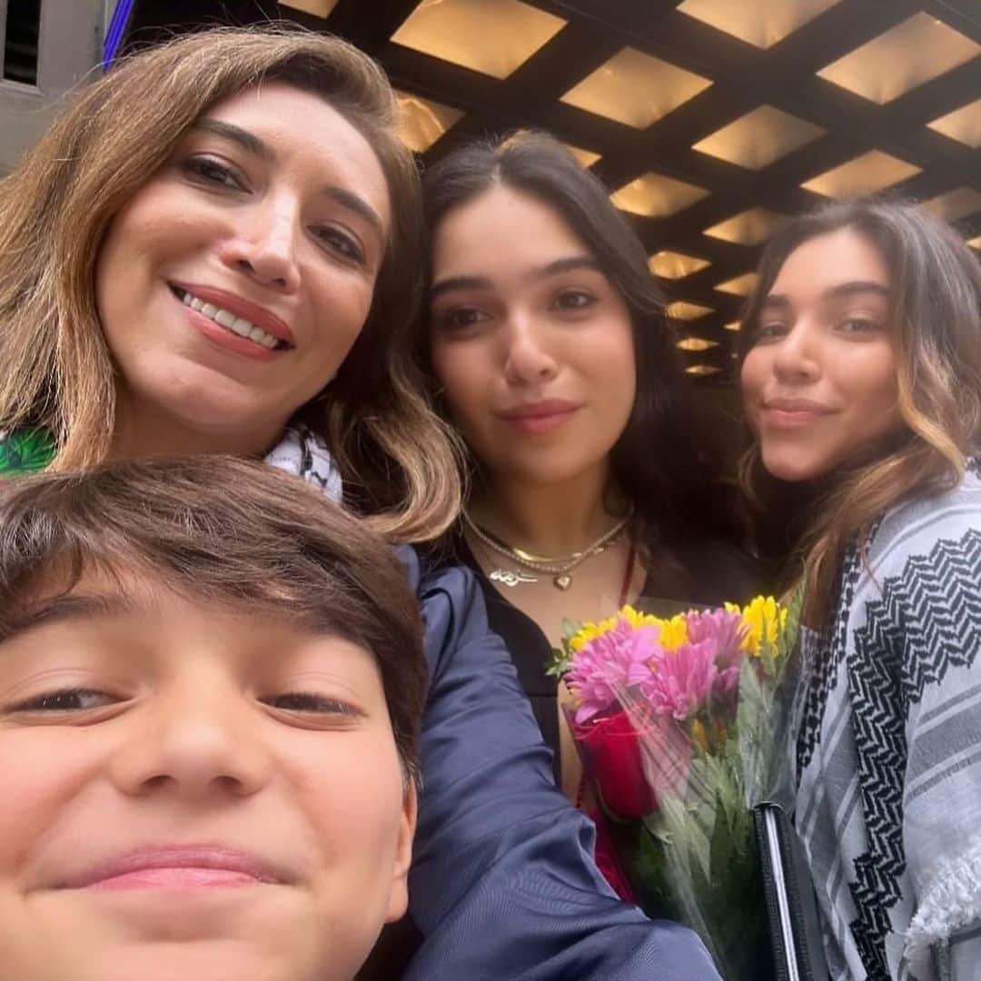 Princess Karma stands in solidarity with Palestine during her graduation